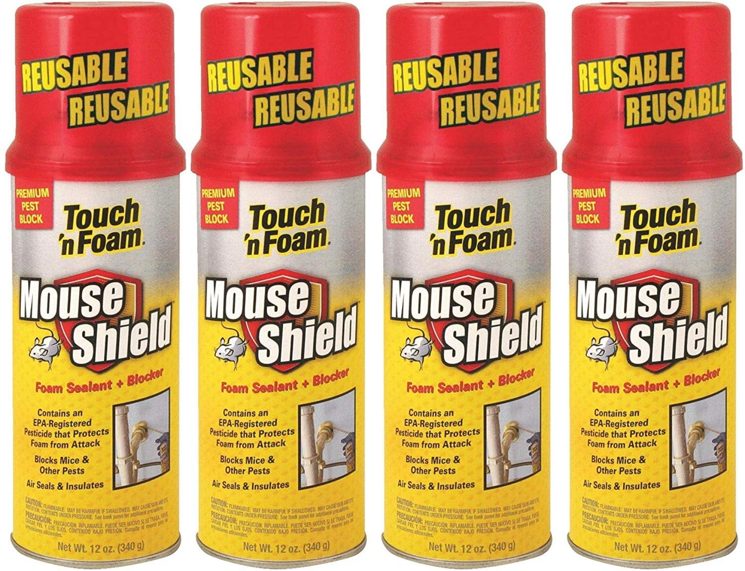 DAP 4001012506 Sealant Mouse Blocker, 12 Ounce, 4 Count - Walmart.com