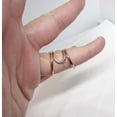 14k Rose Gold Fill Splint Ring | Adjustable Mallet Finger and ...