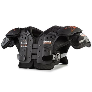 Riddell Pursuit Youth Football Shoulder Pad, Blue/Red, X-Large ...
