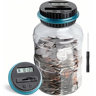 Clearance!Wooden Money Box With Money And Numbers With Counter Crafts ...
