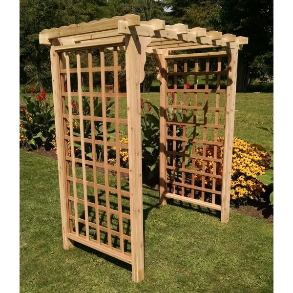 Western Red Cedar Lexington Arbor - Walmart.com