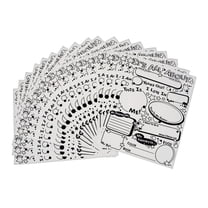 Fun Express, Color Your Own Doodle All About Me Poster, 30 pcs ...