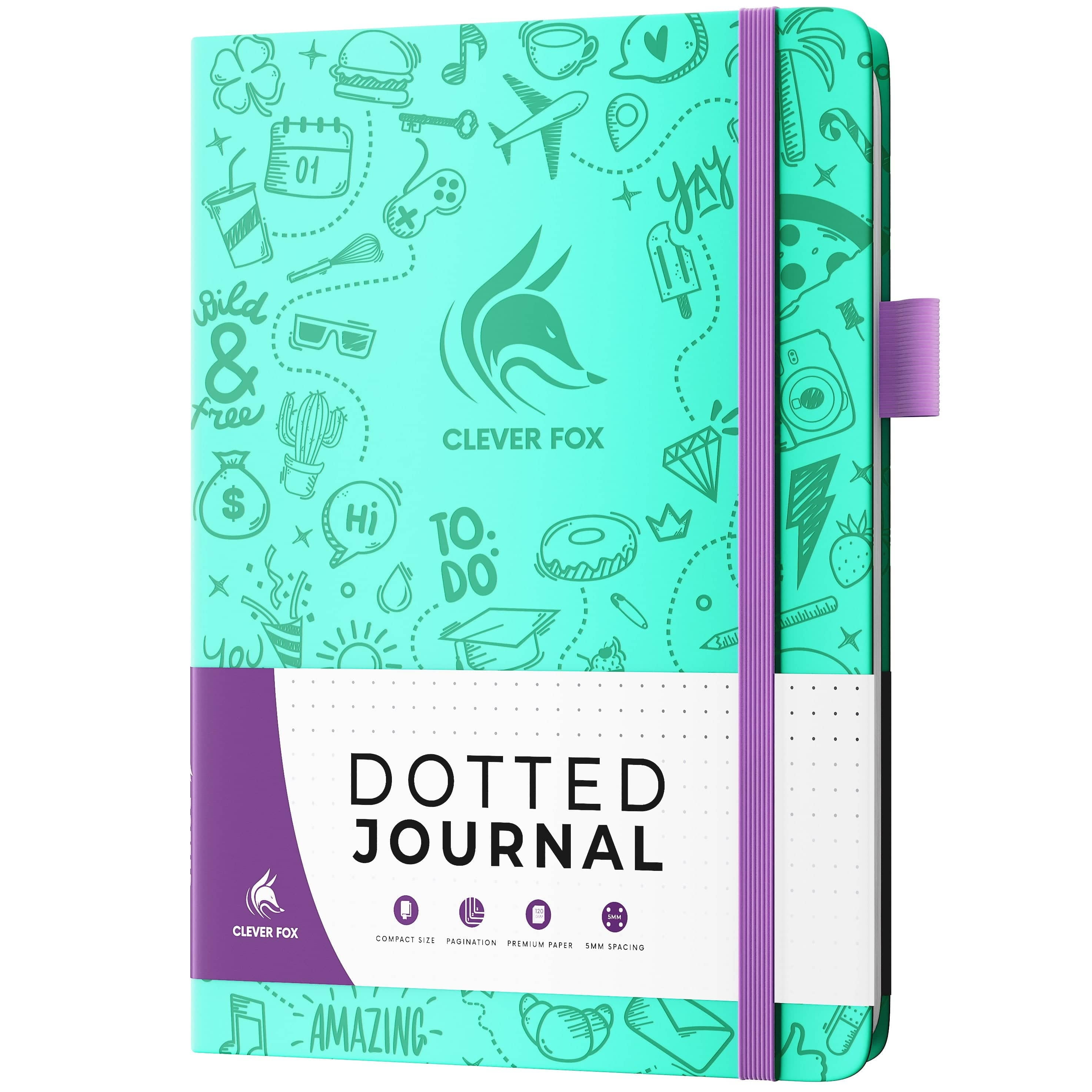 Clever Fox Dotted Journal 2.0 – Compact Planning and Sketching Dot Grid ...