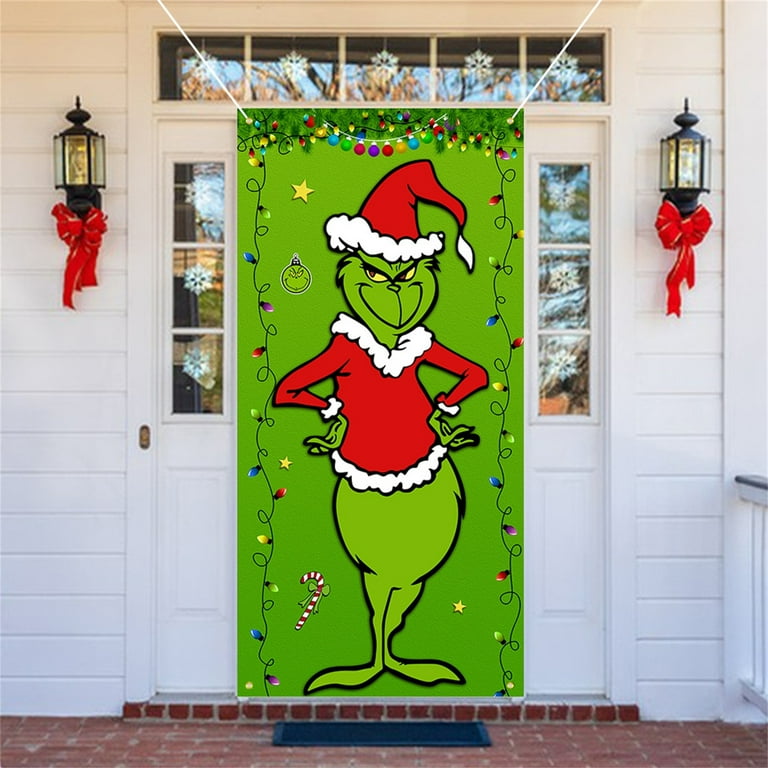 How The Grinch Stole Christmas Door Decorations Grinch Christmas Door