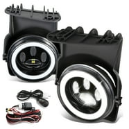 DNA Motoring LED Fog Light Lamps, Bezel and Switch, Fits 2018-2020 ...