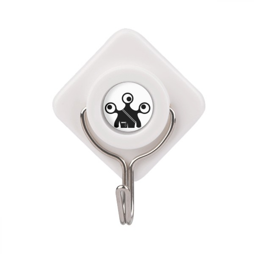 Universe Alien Monster Alien Adhesive Wall Hooks Hanging Self Sticky ...