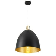 Monument 1-Light Pendant With Acrylic Dome, Polished Brass, 15 X 11-1/2 ...