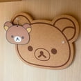 Cute Bear Shaped Cork Bulletin Board, 11.8"×9.4" Brown Decorative Soft ...