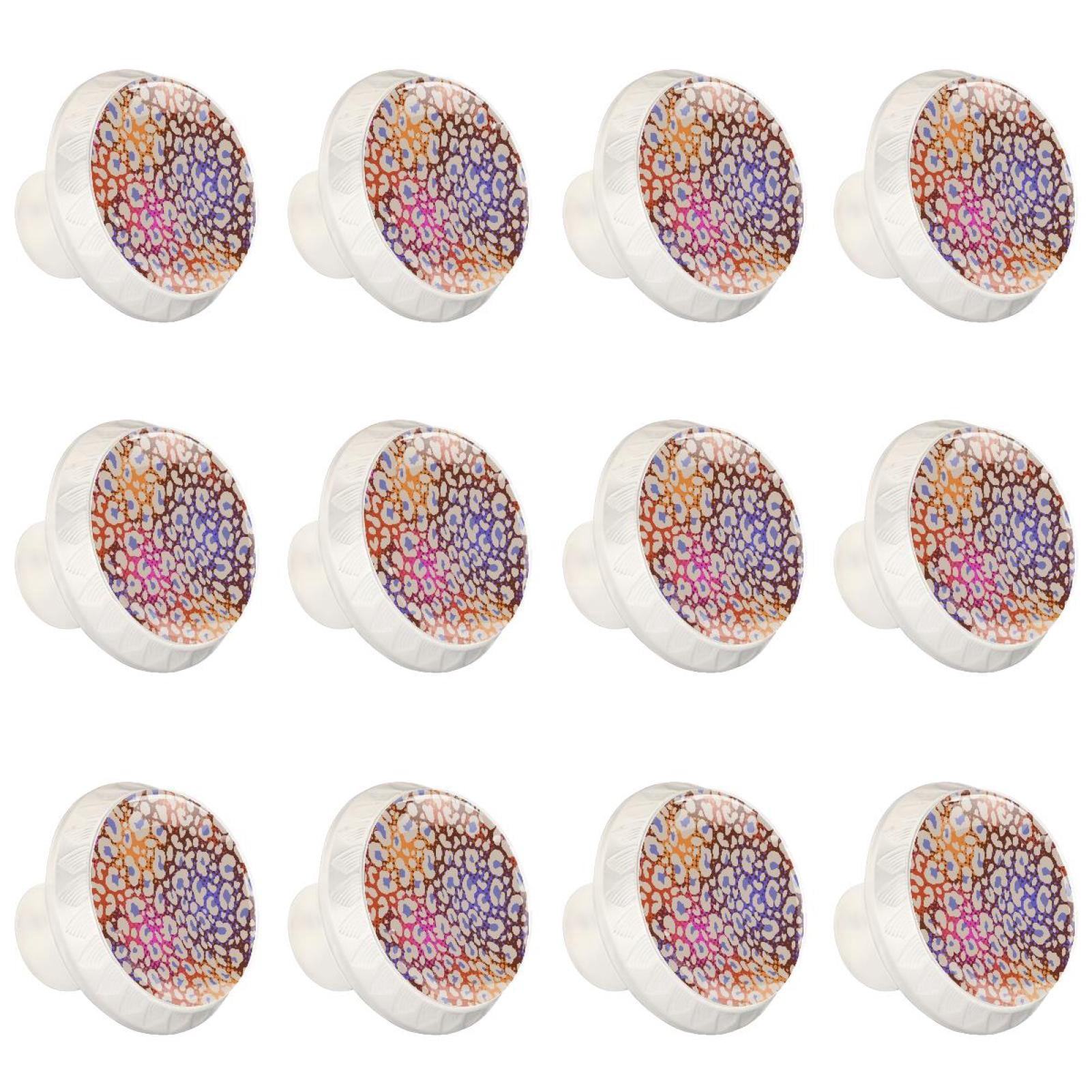 12 Pcs Animal Skin Texture Knobs for Kitchen Cabinet Cupboard Dresser ...