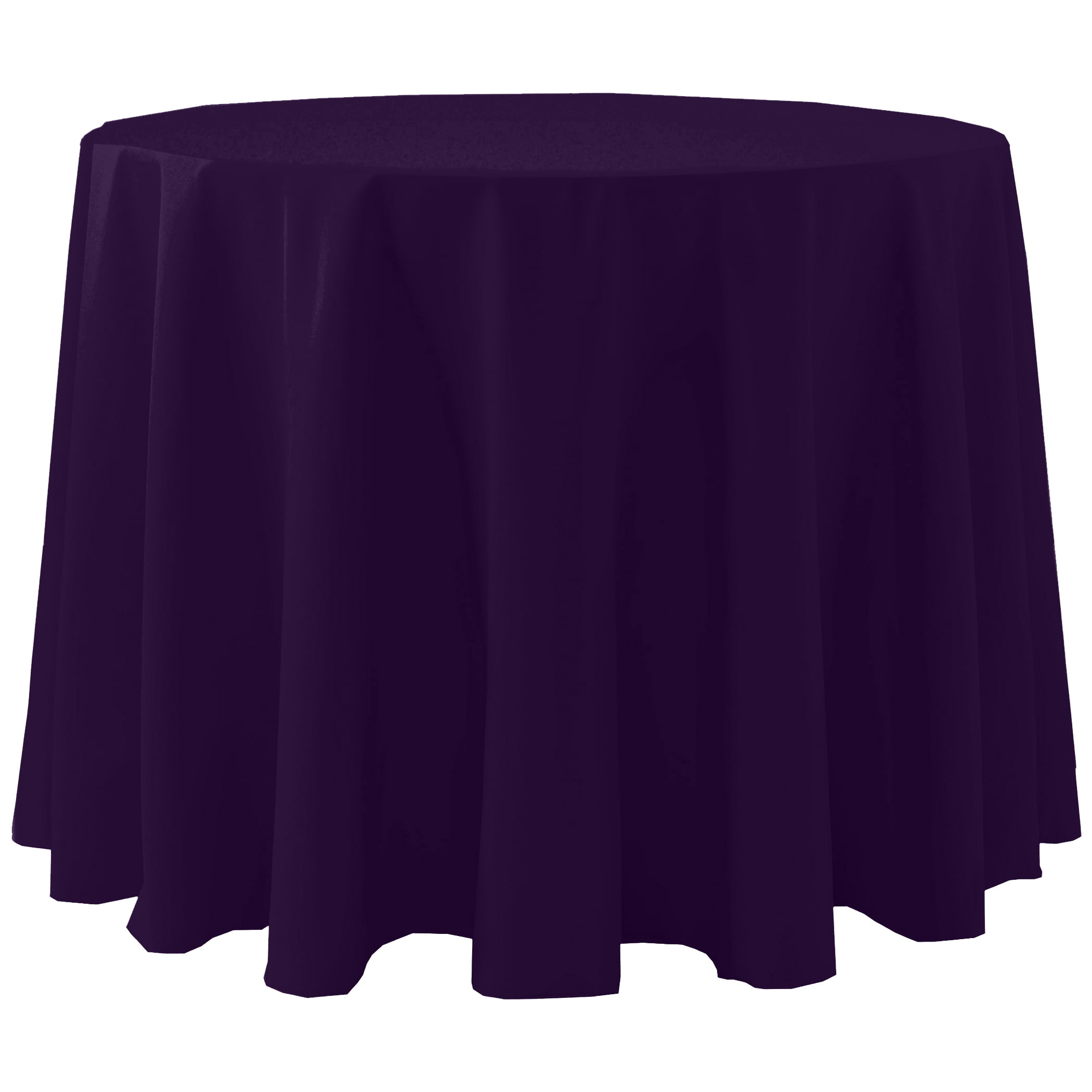 Ultimate Textile Cotton-feel 90-Inch Round Fine Dining Tablecloth ...
