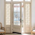 Beige Palm Leaves Window Privacy Film, Summer Tropical Leaf Botanical ...