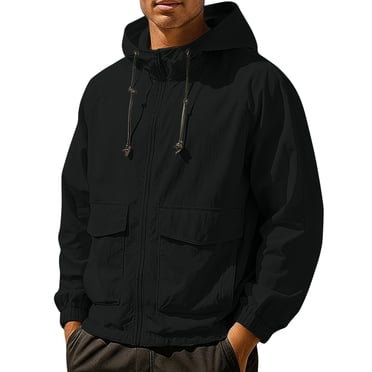 IYTR Men's Slim Fit Jackets Coats Faux Suede Snap-Up Lightweight Moto ...