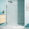 34" W x 72" H Bathroom Shower Door, Frameless Fixed 3/8" (10mm ...