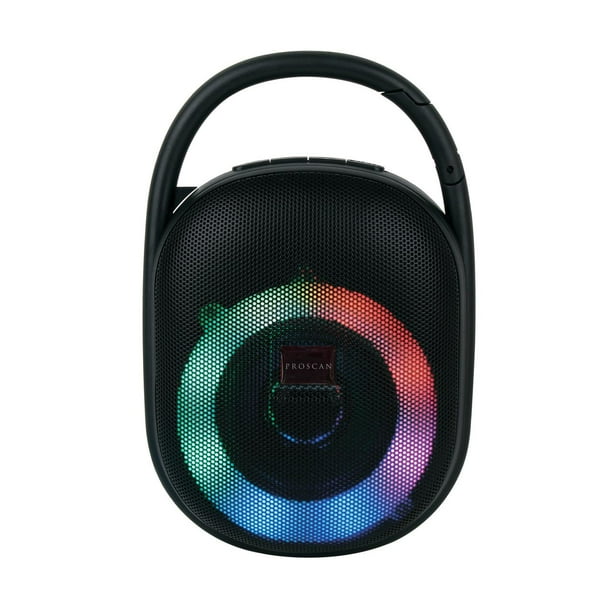 Proscan Rainbow Led Light up Bluetooth Speaker-FM radio - Walmart.com