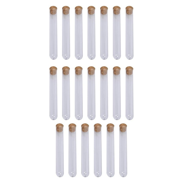 lionlar 20 Pieces Test Tubes with Cork Stoppers Organizer for ...