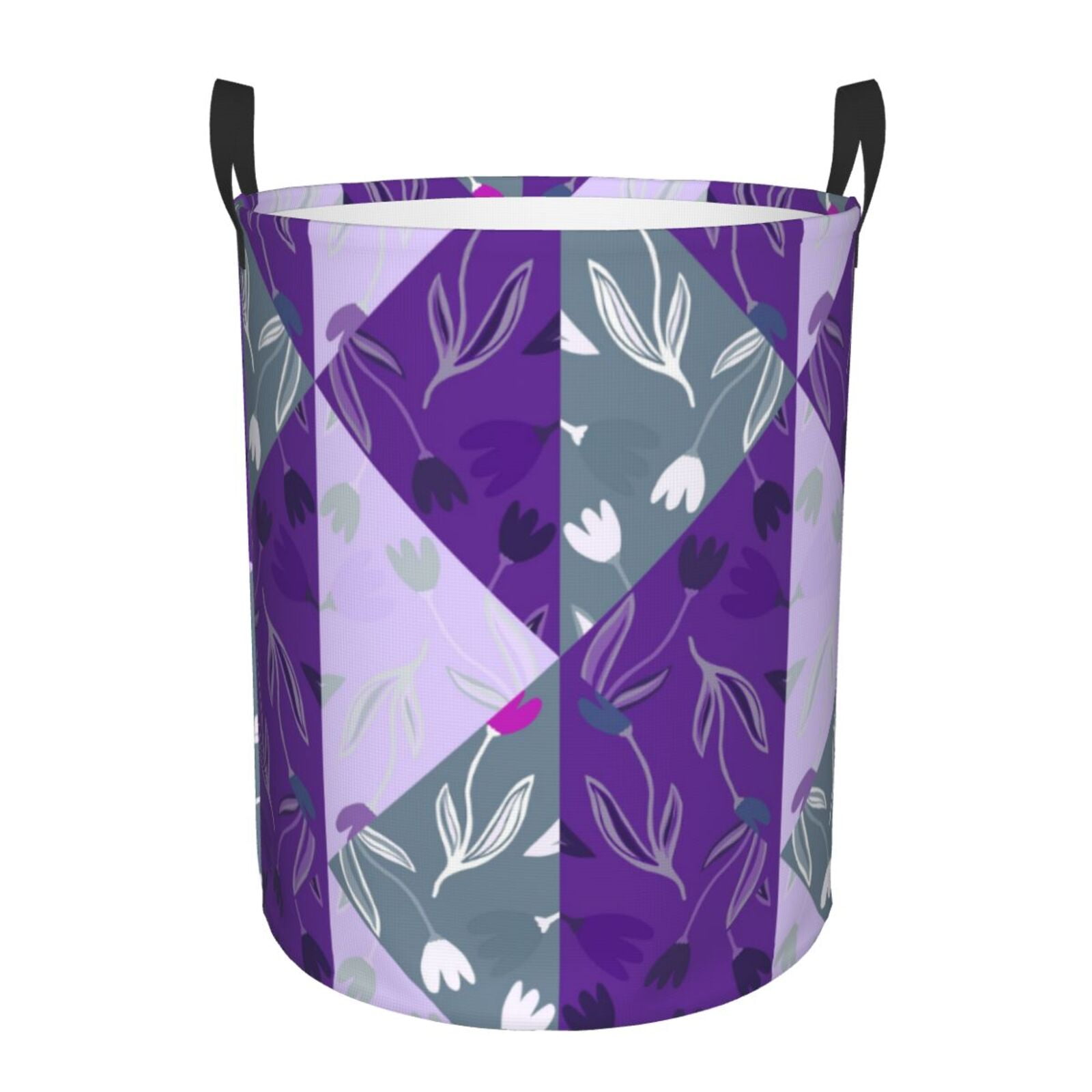 ZNDUO Round Laundry Basket, Waterproof Collapsible Laundry Baskets with ...