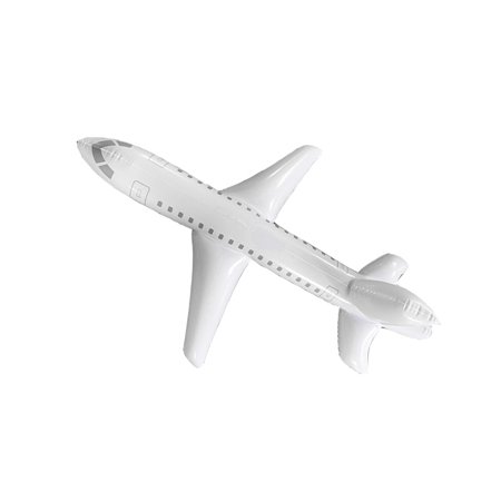 Onever Airplane Inflation Toy White Decorative Plane Inflation Model ...
