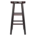 Winsome Oakley Bar Stool with Swivel, Brown, Set of 2 - Walmart.com