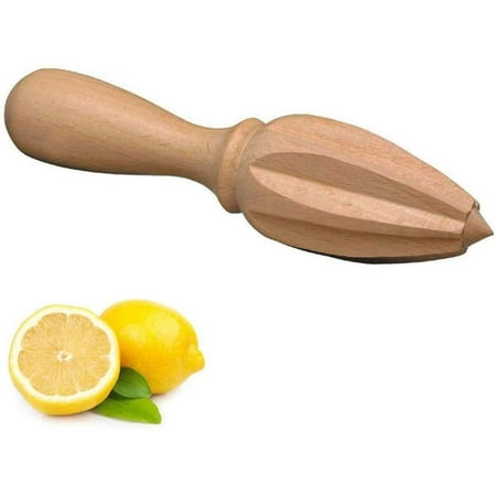 Manual Lemon Juicer Citrus Reamer Squeeze Wood Cone Press Lemon ...