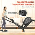 pooboo Silent Magnetic Elliptical Bike, 8-Level Resistance, 250lb ...