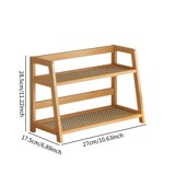 YWJLQH Desk Storage Organizer 2 Tier Double Layer Rack for Tabletop ...