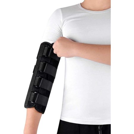 Hinged Elbow Brace, Forearm Fixator Adjustable Elbow Splint Immobilizer ...