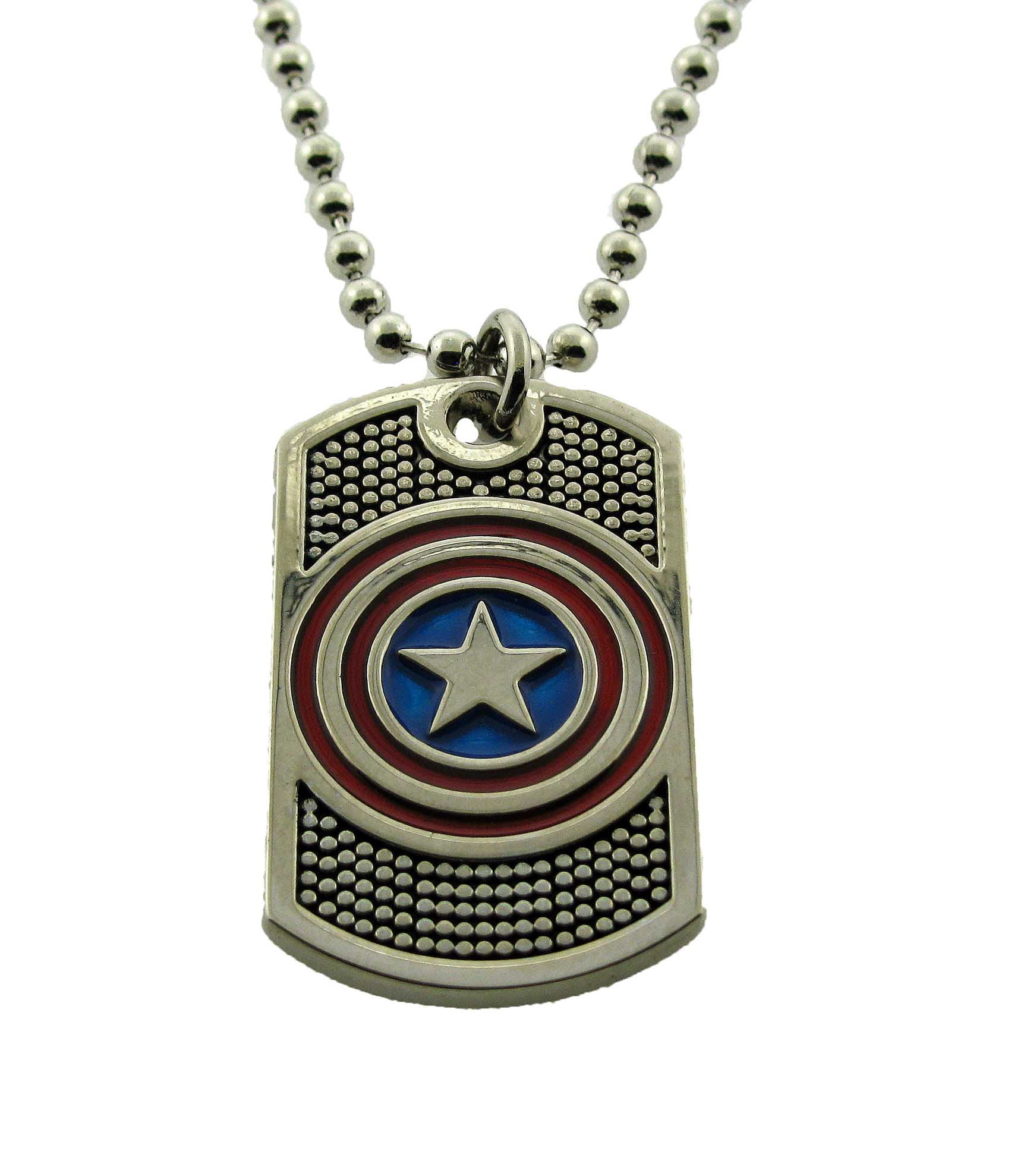 Captain America Marvel Comic Avengers Pendants Necklace Costume ...