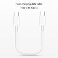 60W 20cm Short Type C Cable USB C to TypeC Fast Data Line For phone 15 ...