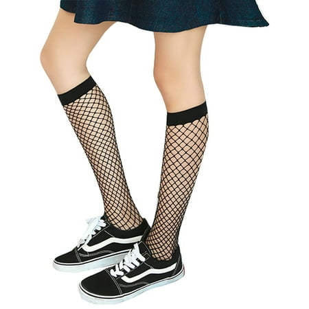 1 Pair Mesh Sexy Lace Stocking Slim Fishnet Thigh High Silk Sheer ...
