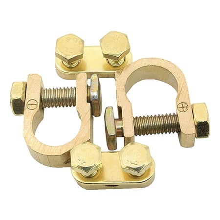 2 Pieces Top Post Battery Terminal Connector Clamps Parts Positive ...