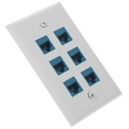 Leviton 1 Port Phone Faceplate - Walmart.com