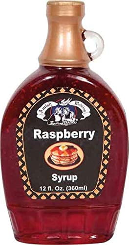 Amish Wedding Foods Red Raspberry Pancake & Waffle Syrup, 2-Pack 12 fl ...