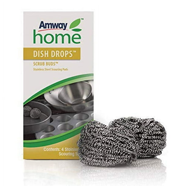 Amway Scouring Pads / Scrub Buds - Stainless Steel - 4 pack - Walmart.ca