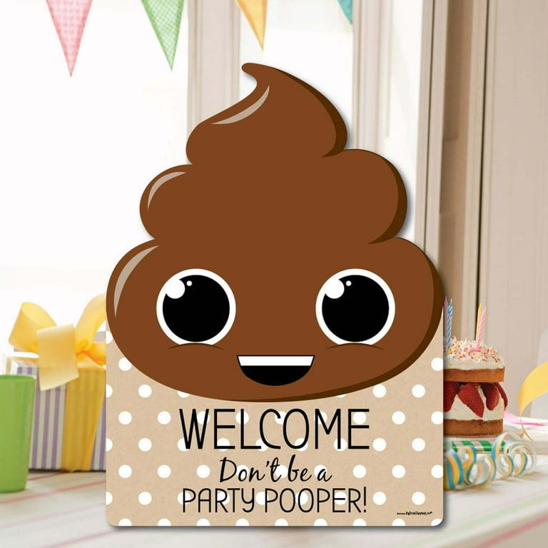 Poop Emoji Party Decorations