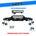 Modular 3 IN 1 Design Steel Front Bumper+Side Wing+Bull Bar For 2019 ...