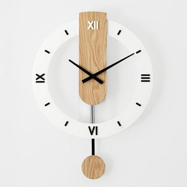 Kate and Laurel Grear Modern Numberless Round Wall Clock, 17 Inch ...