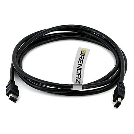 BRENDAZ Firewire DV Cable 6P - 6P (IEEE-1394) for Canon XH-A1s HDV, XL ...