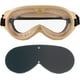 Tan - Military GI Style Sun-Wind-Dust Goggles - Walmart.com