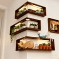 Corner Floating Shelves, Floating Shelves Unit, Mounted Storage ...