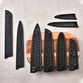 Black Plastic Kitchen Knife Blade Protector For 3.5-10 Inch Knife Cases ...