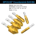 28 count Woodworking Chamfer Drilling Tools-Countersink Bit, Step Drill ...