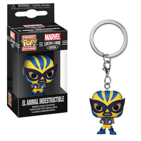 Pop! Pocket Keychain Marvel Luchadores Vinyl Figure El Animal ...