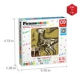 PicassoTiles 7-in-1 Dinosaur Magnetic Cube Puzzle Set, 9PCS Mix & Match ...