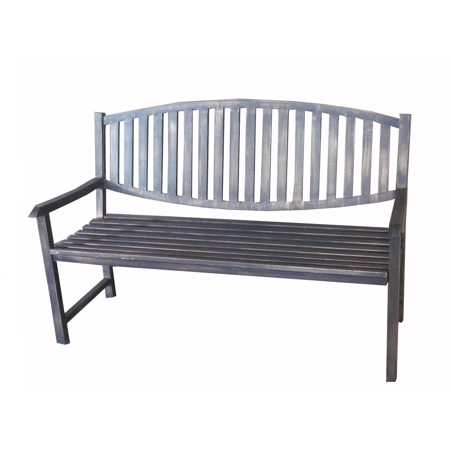 Oversized Bronze Colored Slatted Park Style Bench - Walmart.com