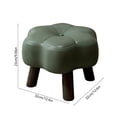 Avdolw Small Wooden Stool for Living Room, Versatile Footstool with ...