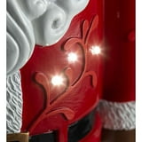 Evergreen 18.5" LED Resin Statue, African American Santa- Indoor ...