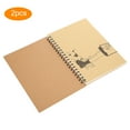 2Pcs Art Supply Blank Sketchbook Notebook DIY Cover 16k for Drawing ...