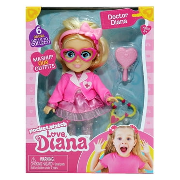 "Love, Diana Princess of Play Mini Doll, 6"" With Stylish Toys ...