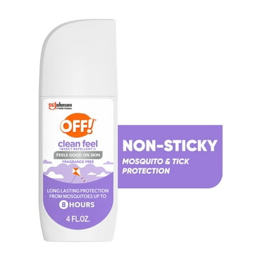OFF! Clean Feel Picaridin Mosquito Repellent Spritz, Fragrance Free ...