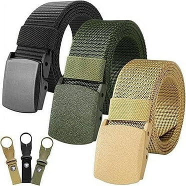 "Maikun Men's Elastic Outdoor Belt, Plastic Buckle, Quick Release, Fits ...